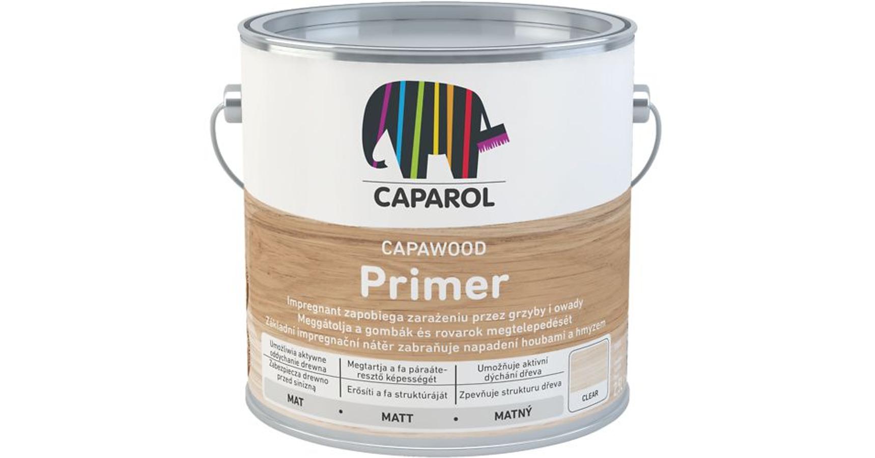 Caparol CapaWood Primer alapozó fa védelemmel clear/színtelen 750ml - Barkácsáruház és ...