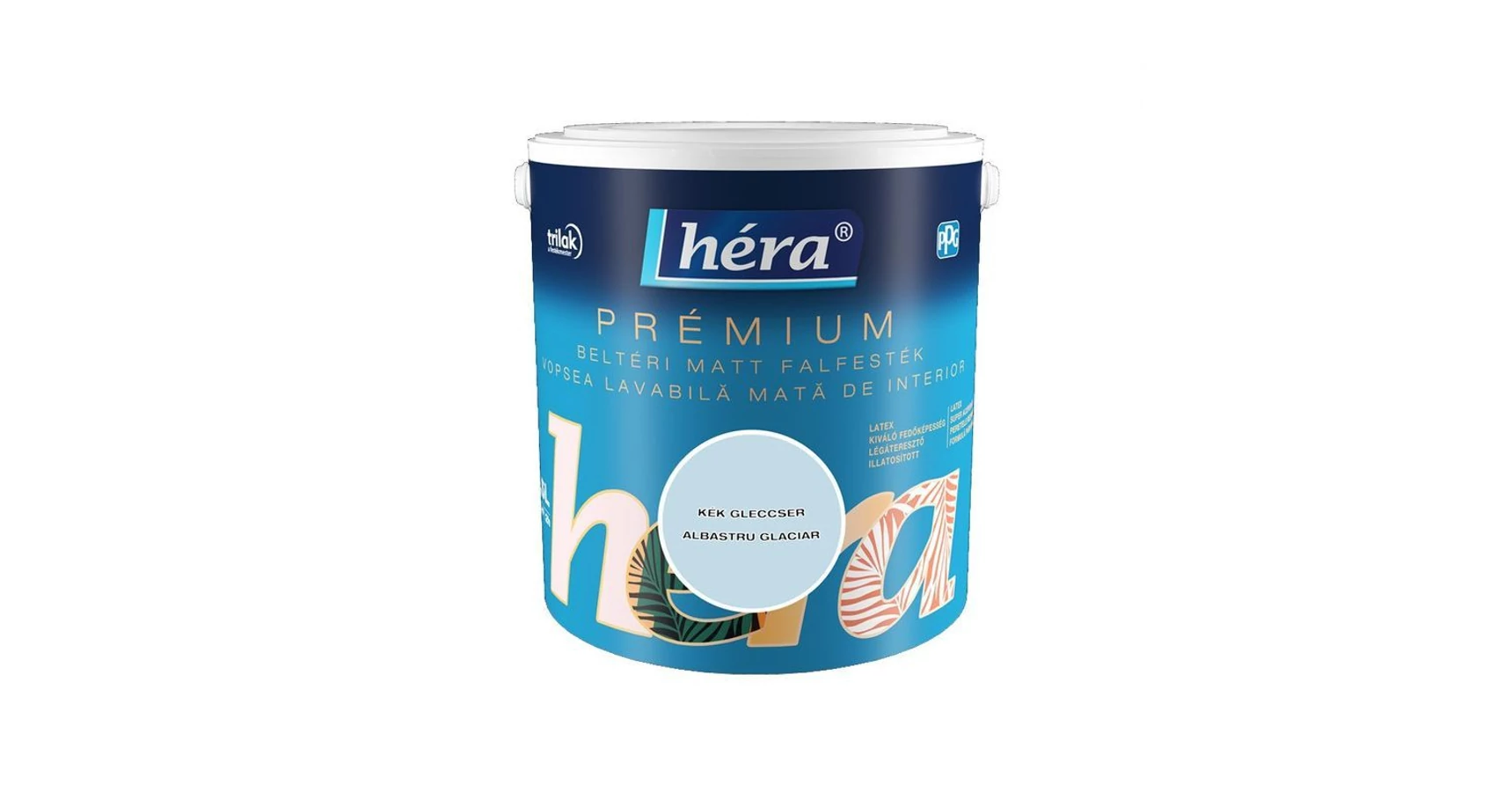 Trilak Héra Prémium beltéri falfesték kék gleccser 2,5L - Barkácsáruház ...